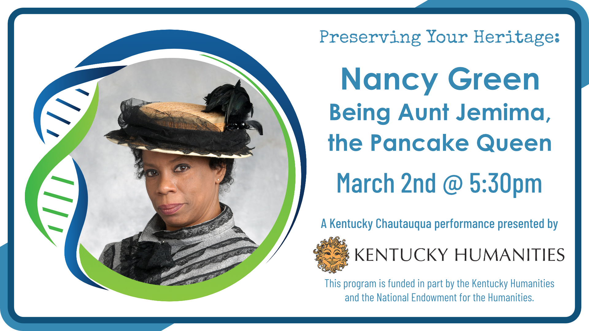 Preserving Your Heritage: Being Aunt Jemima | Rowan County Public Library
